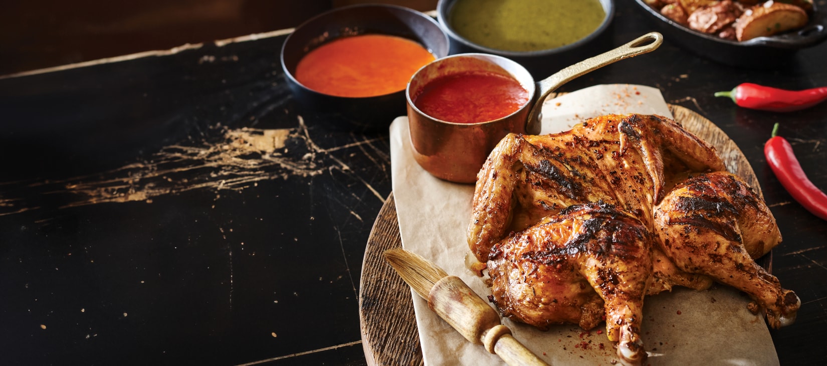 Poulet, Côtes levées et Bar à salades – Rôtisseries Scores